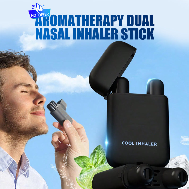 Aromaterapeutyczny inhalator do nosa z podwójnym sztyftem – floweroou